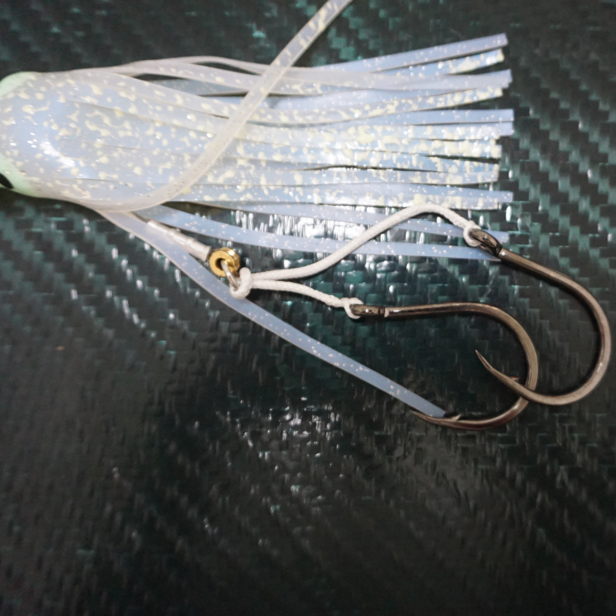 12" Glow Squid - Rigged - SurfaceIron.com