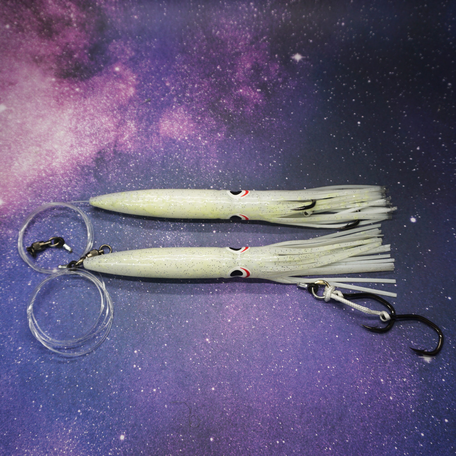 11" Glow Squid - Rigged - SurfaceIron.com