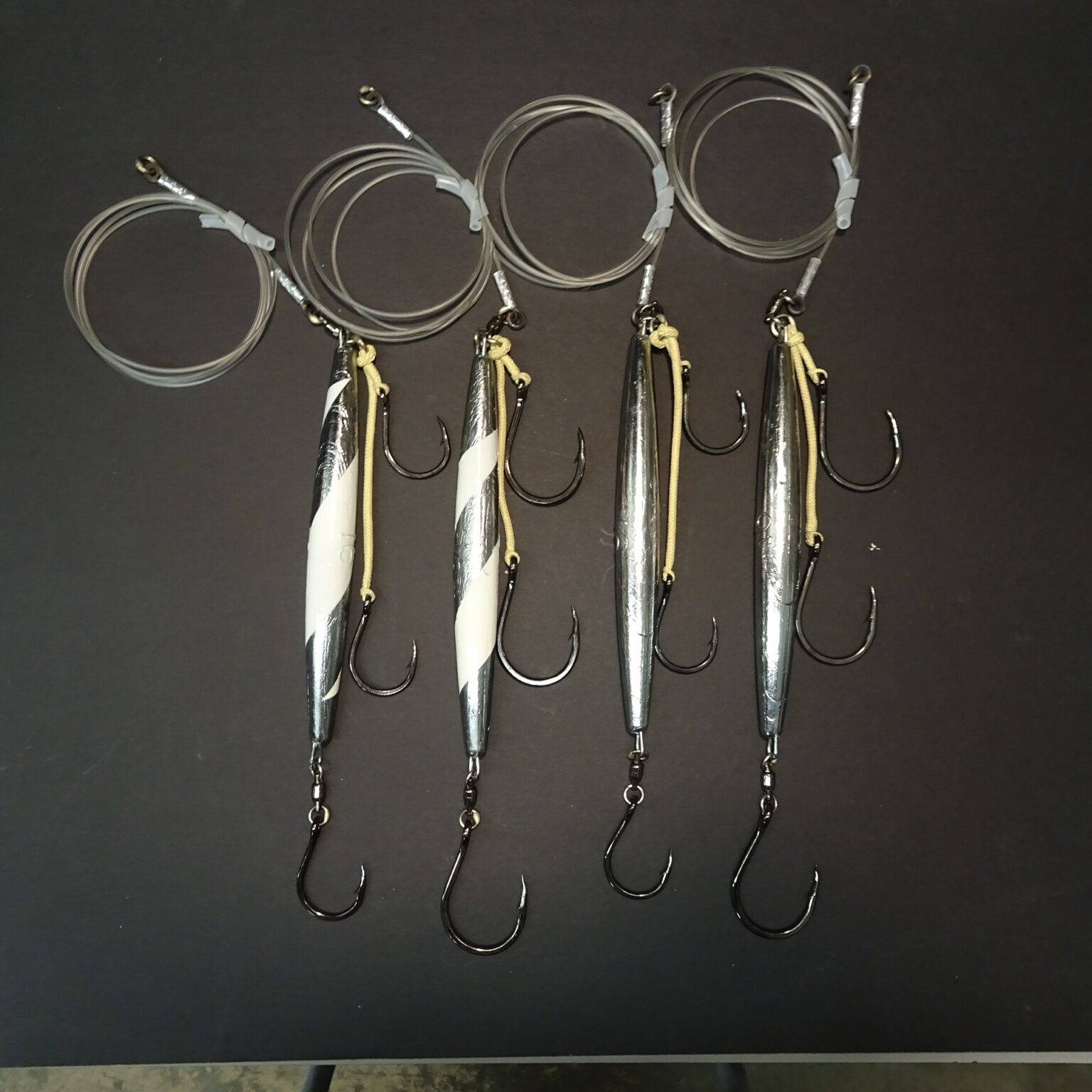 16oz. Long Torpedo Sinker Rig - Chrome - SurfaceIron.com